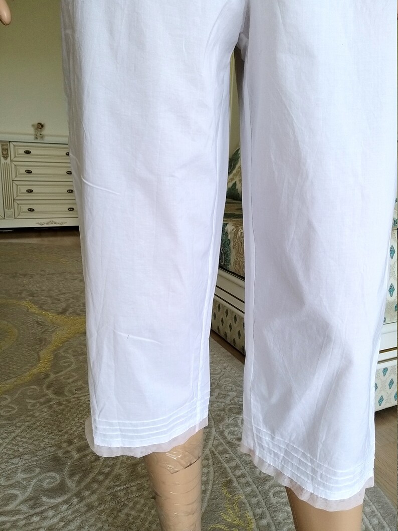 White Cotton Bloomers Womens Bloomers M Victorian Antique - Etsy
