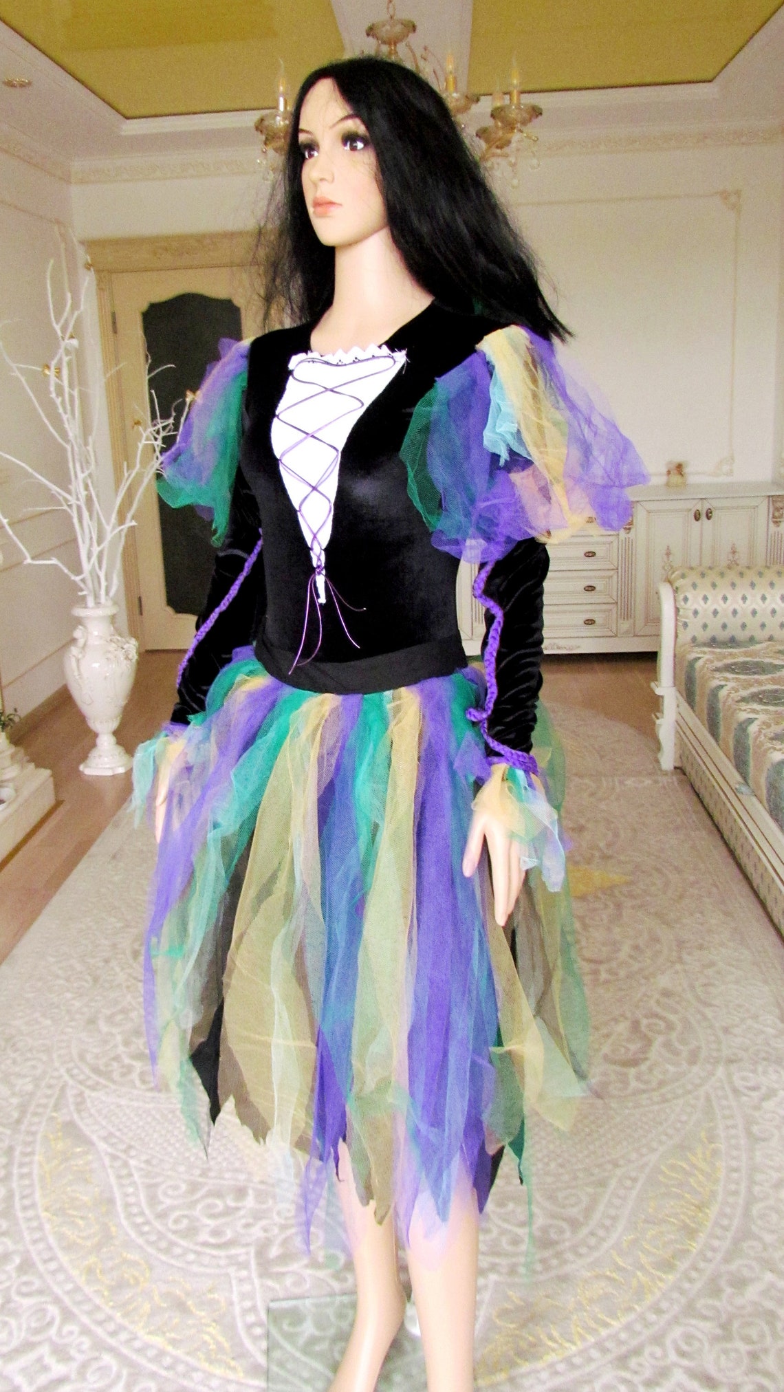 Womens Witch Clothing Witch Skirt Halloween Skirt Halloween - Etsy