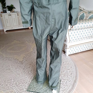 UNISEX One Piece Khaki Coveralls Vintage Khaki Jumpsuit Mens Overalls ...