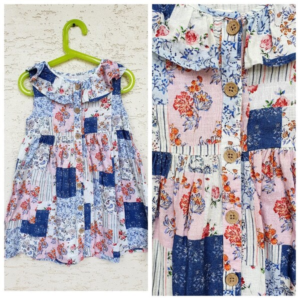 Patchwork Dress - Etsy