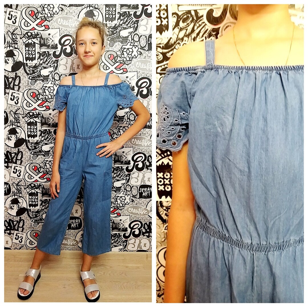 One Piece Coveralls Child Girls Overalls 10 Overalls Girls Jumpsuit ...