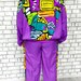 Puple Sport Suit XL Vintage Puple Track Suit Men's Track Suit 90s ...