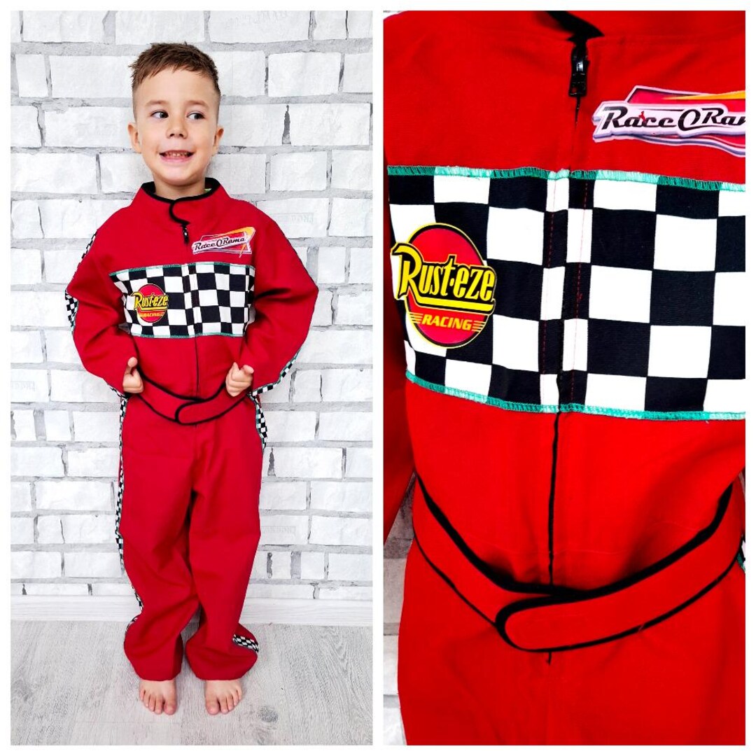 5T Kids Racing Coverall Formula 1 Racing Costume Halloween Costume ...