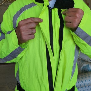 UNISEX Neon Jumpsuit Neon Coveralls Motorcycle Workwear Uniform L One ...