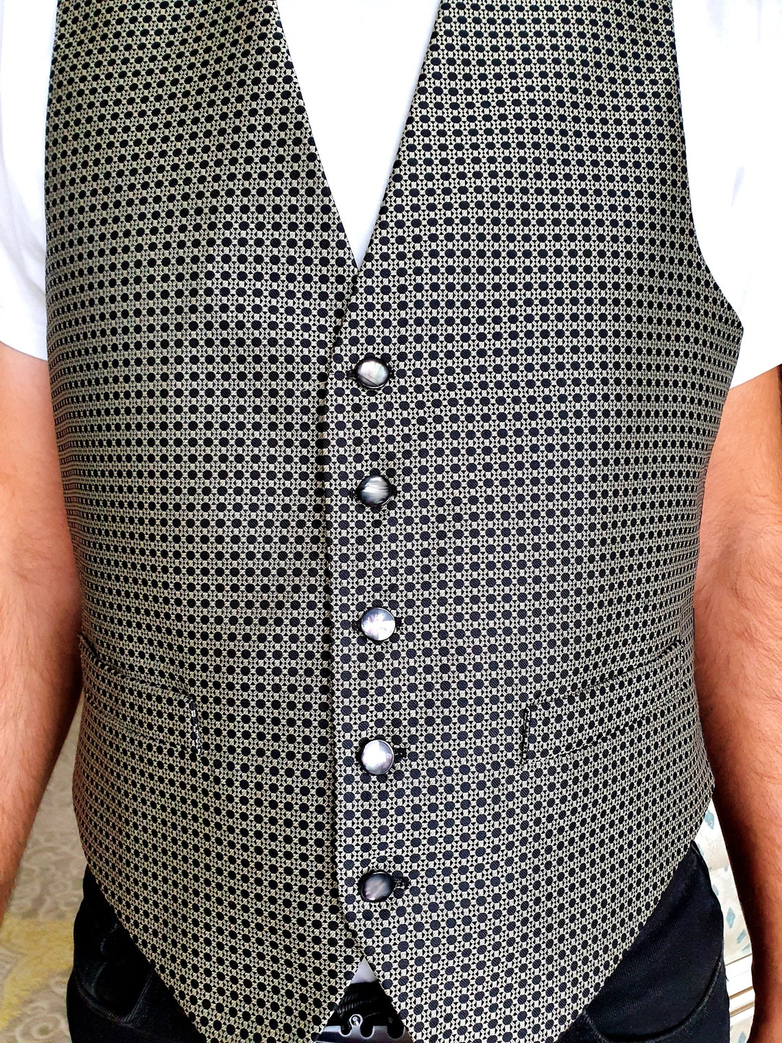 Mens Vest Wedding Vest Patterned Vest Mens Boho Vest Mens - Etsy
