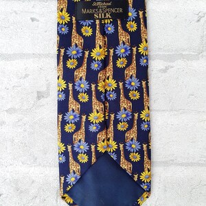 Silk Tie Silk Necktie Animal Print Animal Necktie Giraffe Print Tie ...