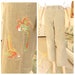Parrot Print Embroidered Jeans Pants Bird Denim Pants Khaki Jeans Pants ...