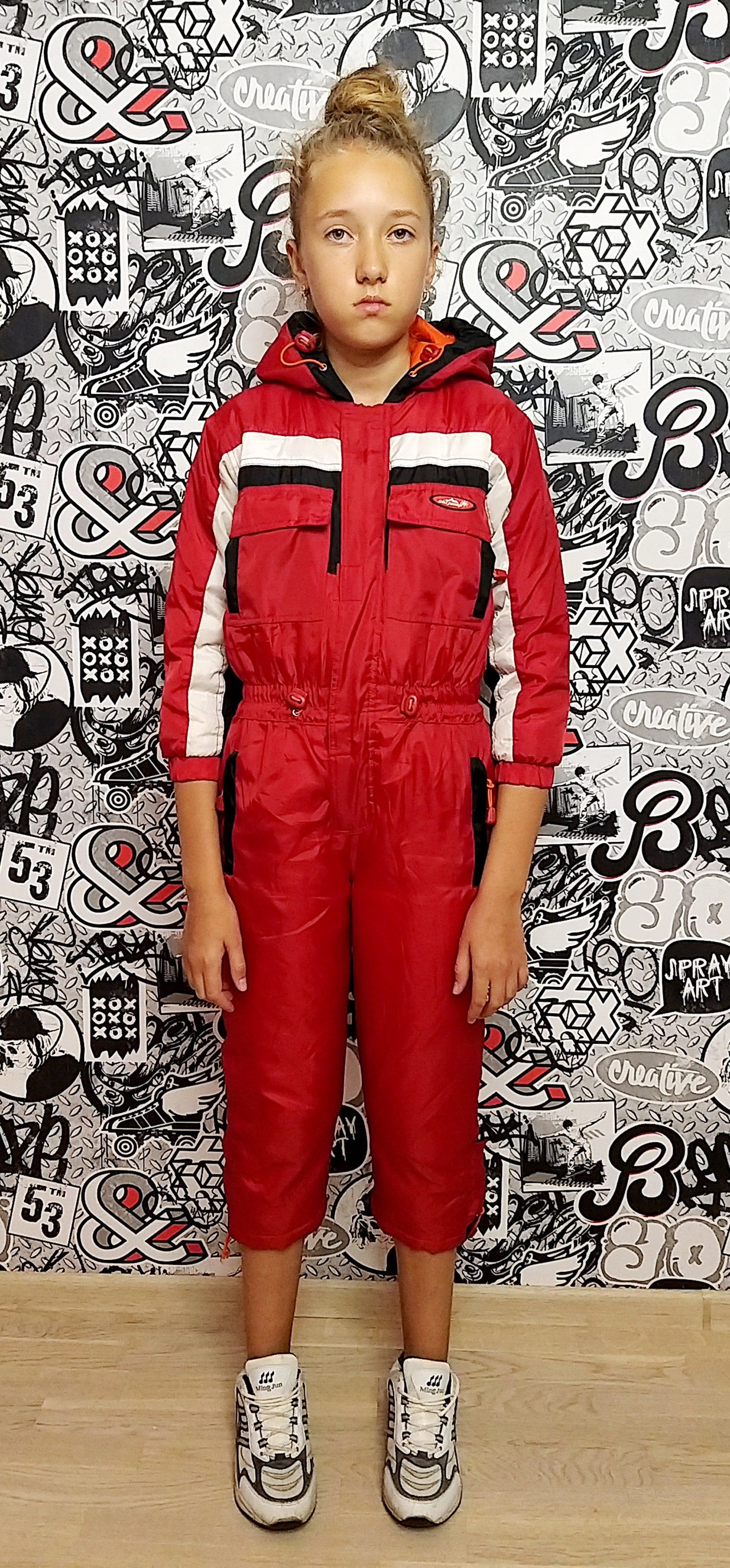 Girl Ski Suit 90s Ski Suit RED Ski Suit Kids Ski Suit Mountain - Etsy