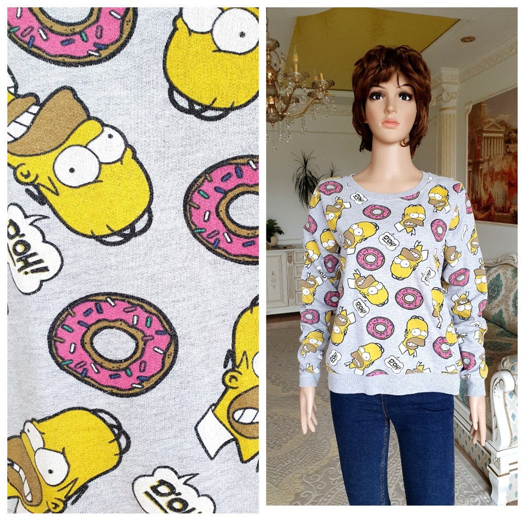 Simpsons Clothing Simpsons Sweatshirt Simpsons PRINT Shirt Unisex ...