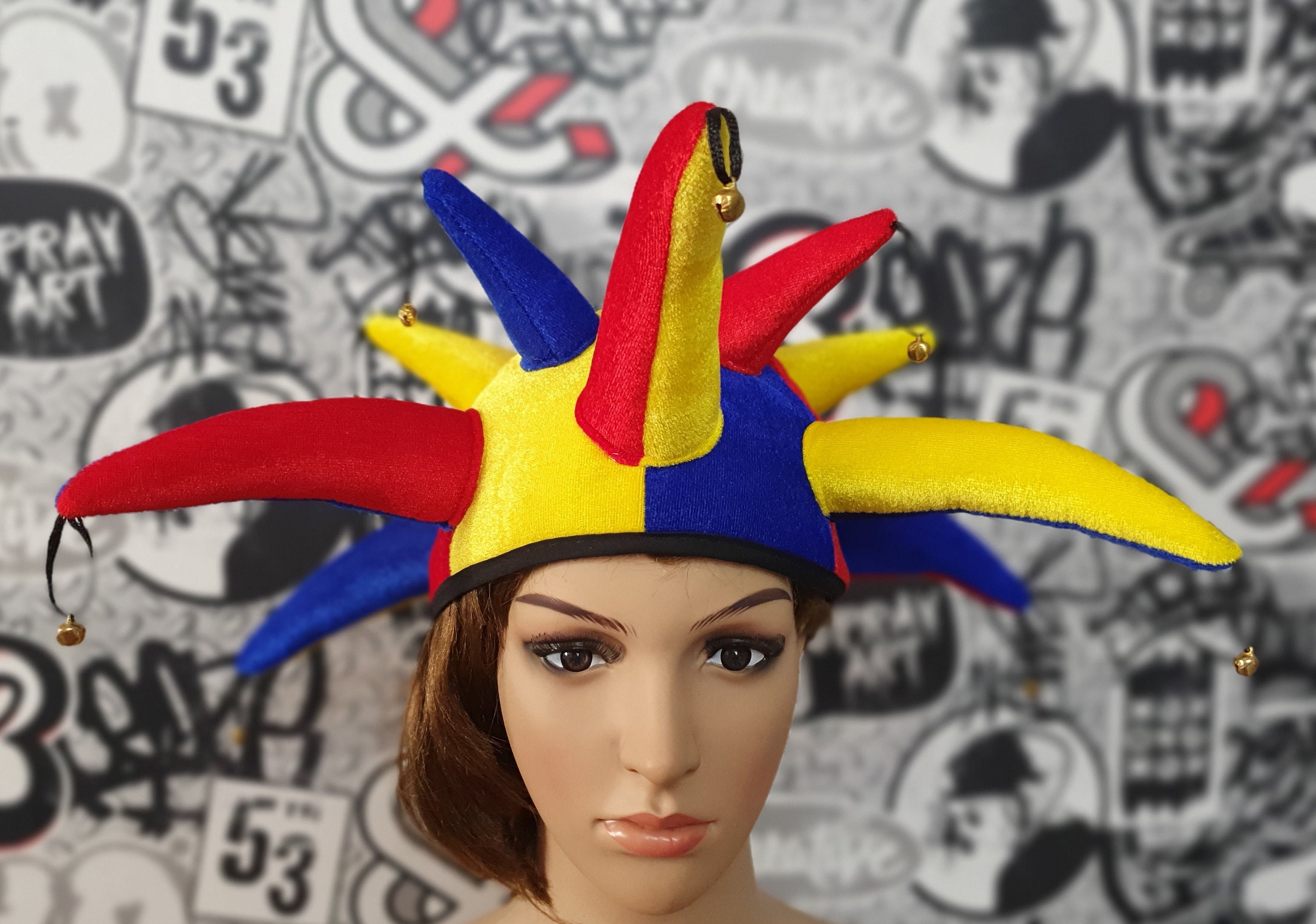 ADULT Jester Costume Accessories Costume Hat Jester Hat - Etsy