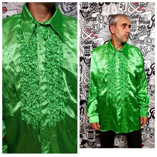 Mens Ruffle Renaissance Shirt - Etsy