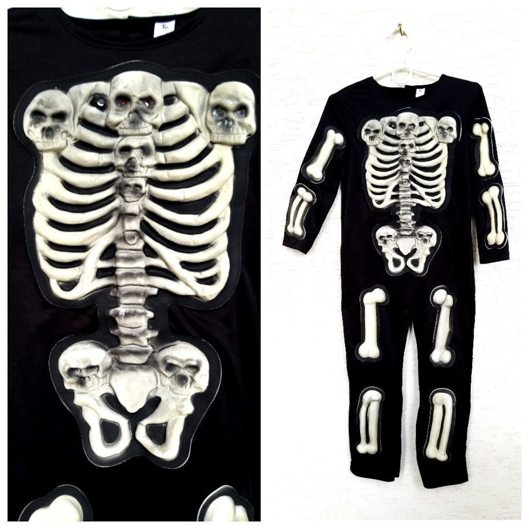 8 Kids Skeleton Costume Kids Halloween Clothing Halloween Costume ...
