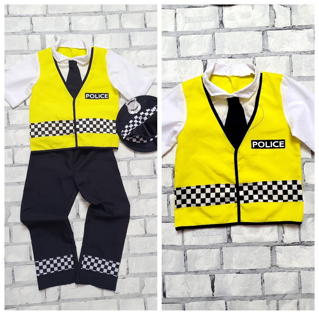 7 Years Boys Costume Child Policeman Costume Officer Children Costume ...