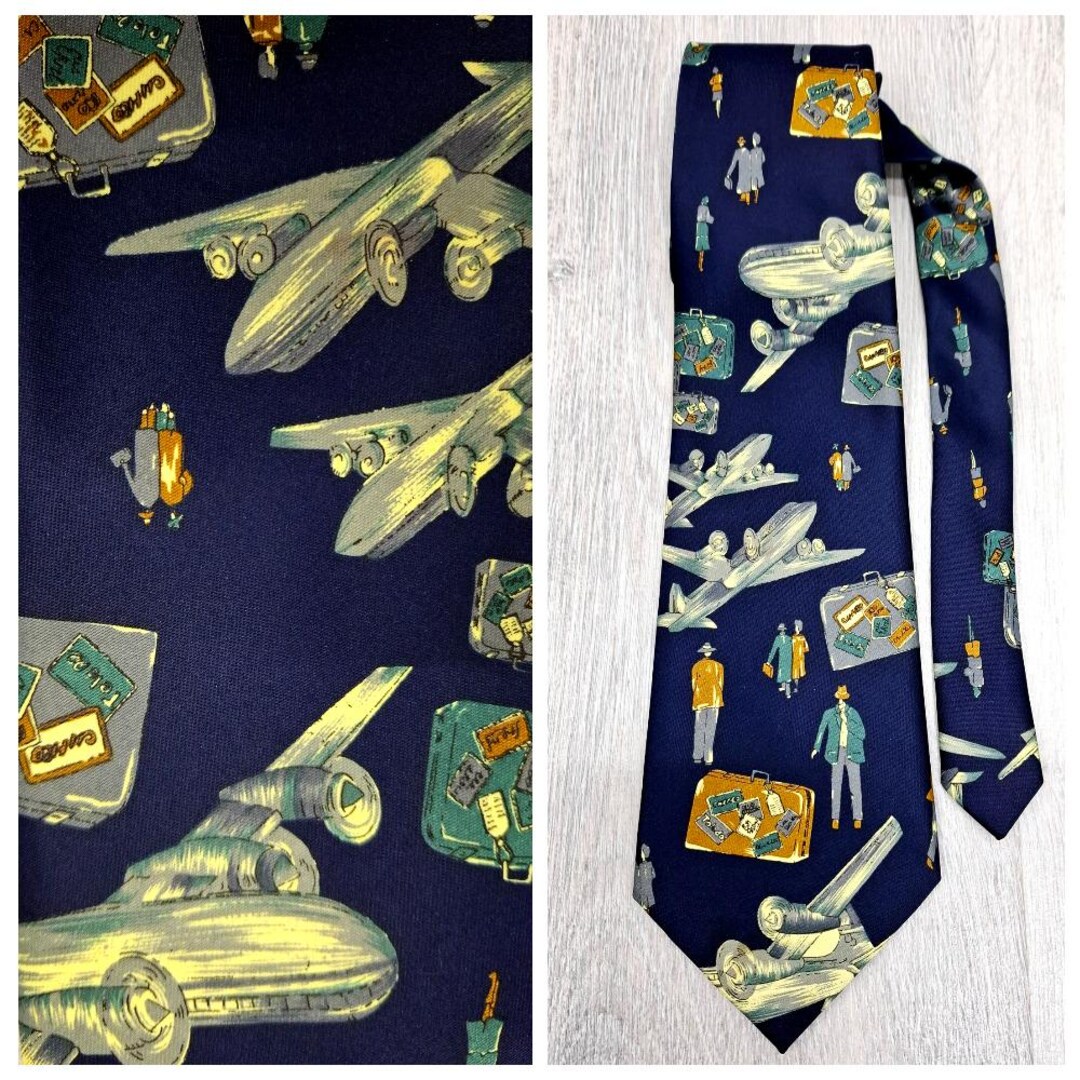 Airplane Tie Air Necktie Aviation Air Force Tie Collectible Tie Novelty ...