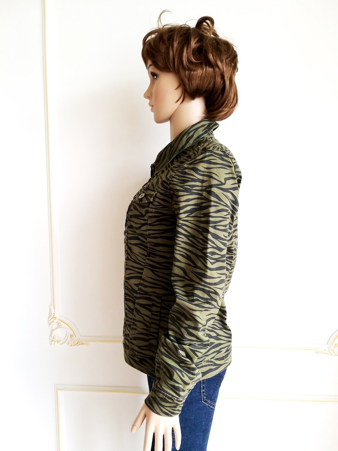 Animal Jacket Women Clothes Vintage Khaki Blazer Suit Blazer | Etsy