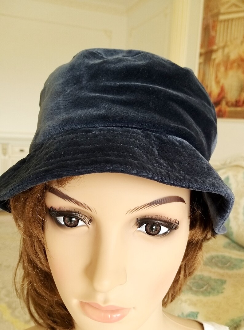 Purple Bucket Hat Women Accessories Purple Velvet Hat Women - Etsy