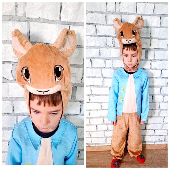 6 7 Years Peter Rabbit Costume Cosplay Bunny Costume Halloween Costume Jumpsuit Romper Animal Onesie Etsy