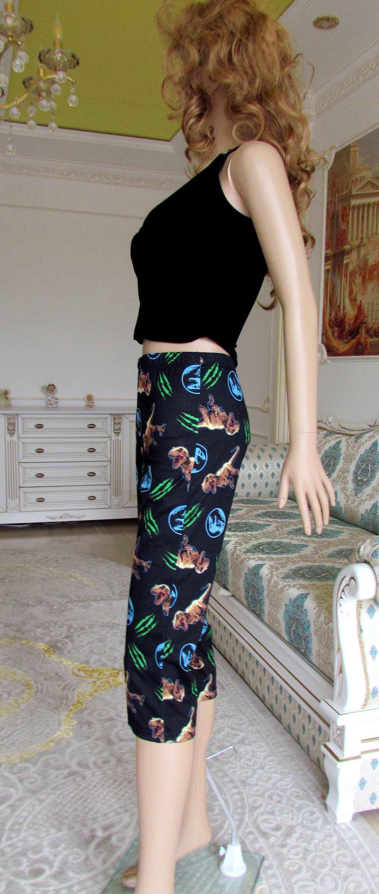 Teacher Gift Yoga Capri Boho Capri Hippie Capri Gypsy Capri - Etsy