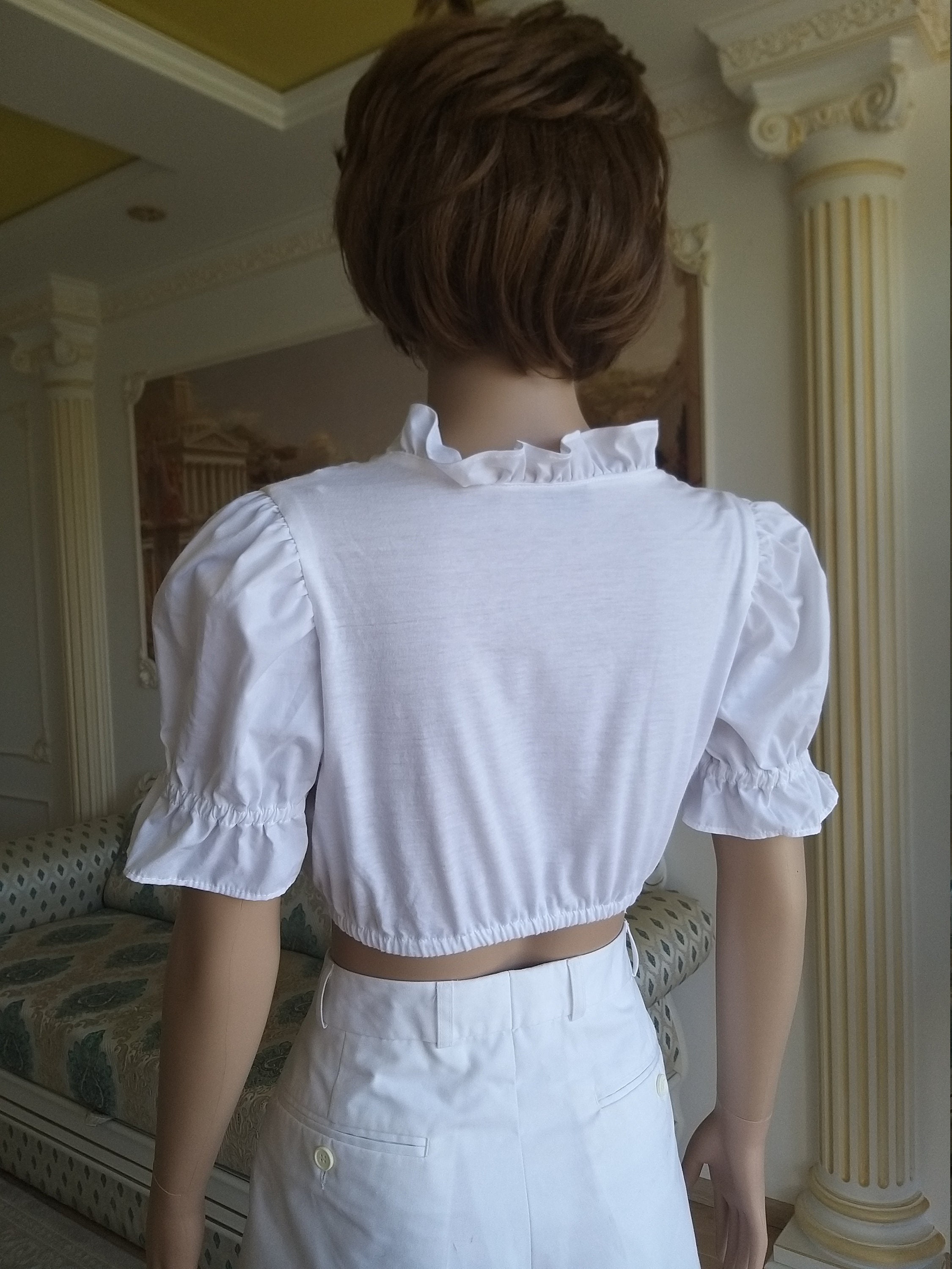 Octoberfest Top German dirndl top Bavarian top Dirndl Blouse | Etsy