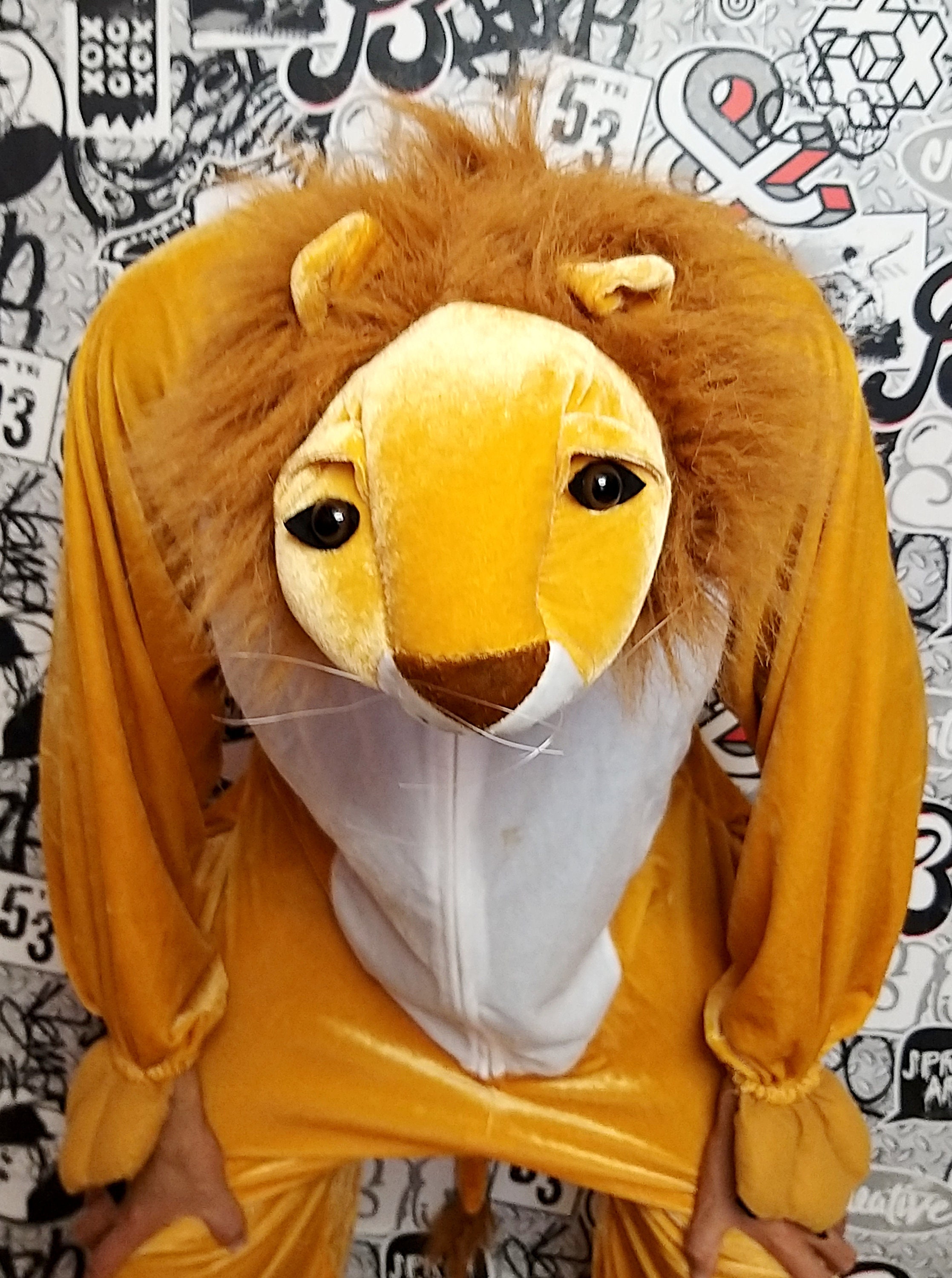 ADULT Cosplay M/L Lion Costume Halloween Costume Lion Kigurumi | Etsy