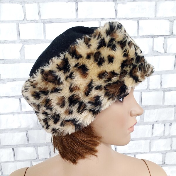 Leopard Print Hat - Etsy