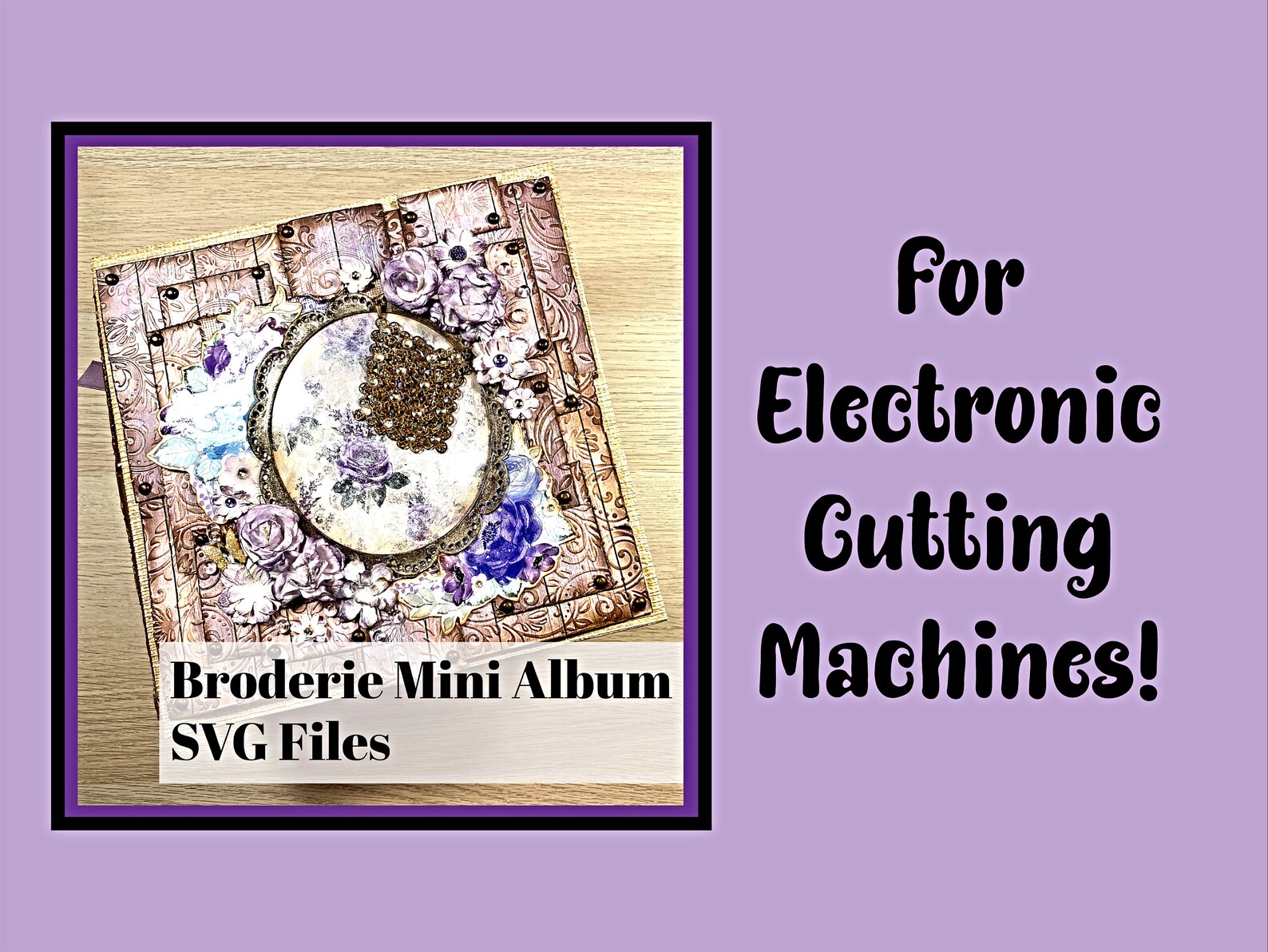 Broderie SVG Mini Album Versatile Cutting Files for Creating - Etsy