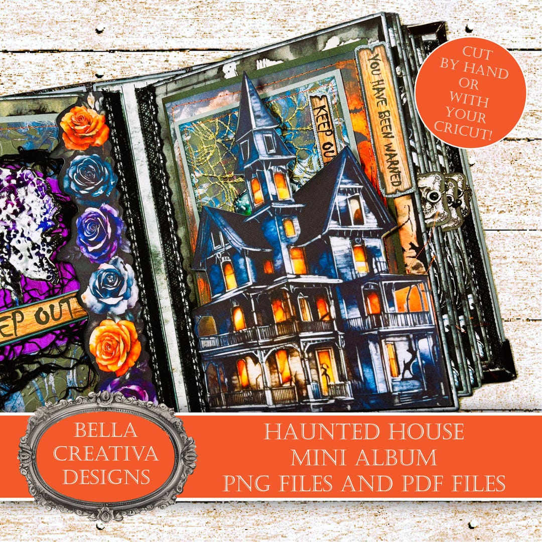Haunted House Mini Album - Album & Journal Kit, Printable Templates ...