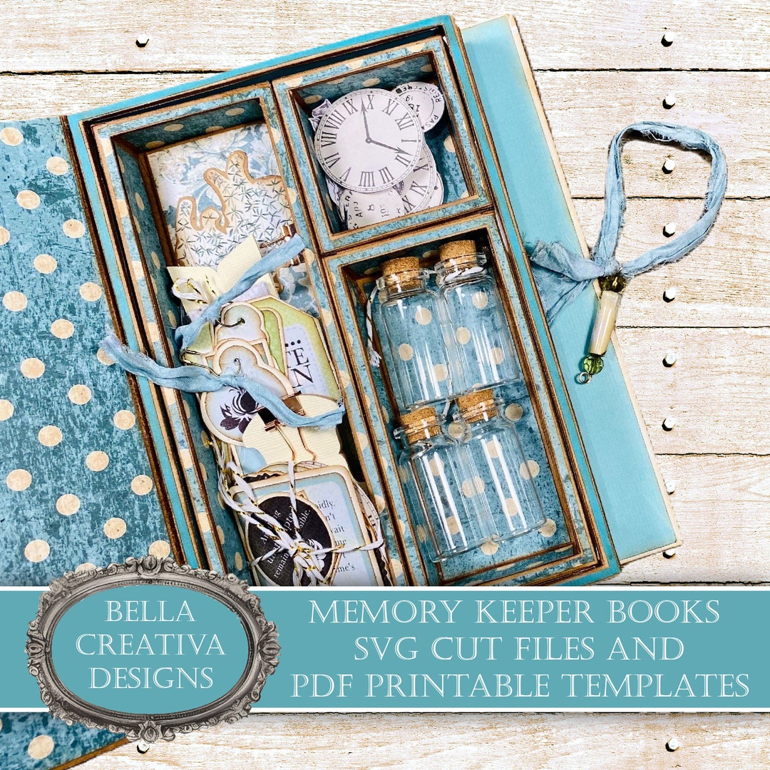 Memory Keeper Book - SVG Files and Printable Templates - PDF ...