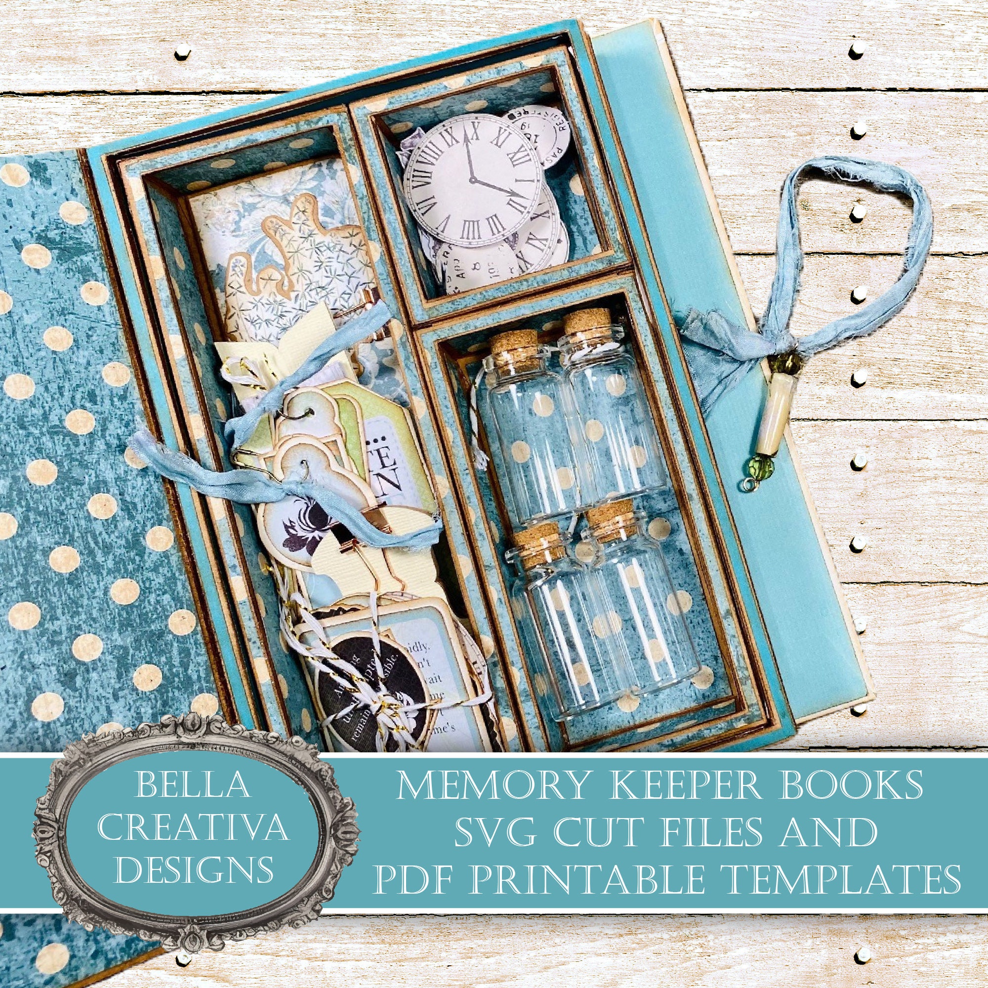 Memory Keeper Book - SVG Files and Printable Templates - PDF ...