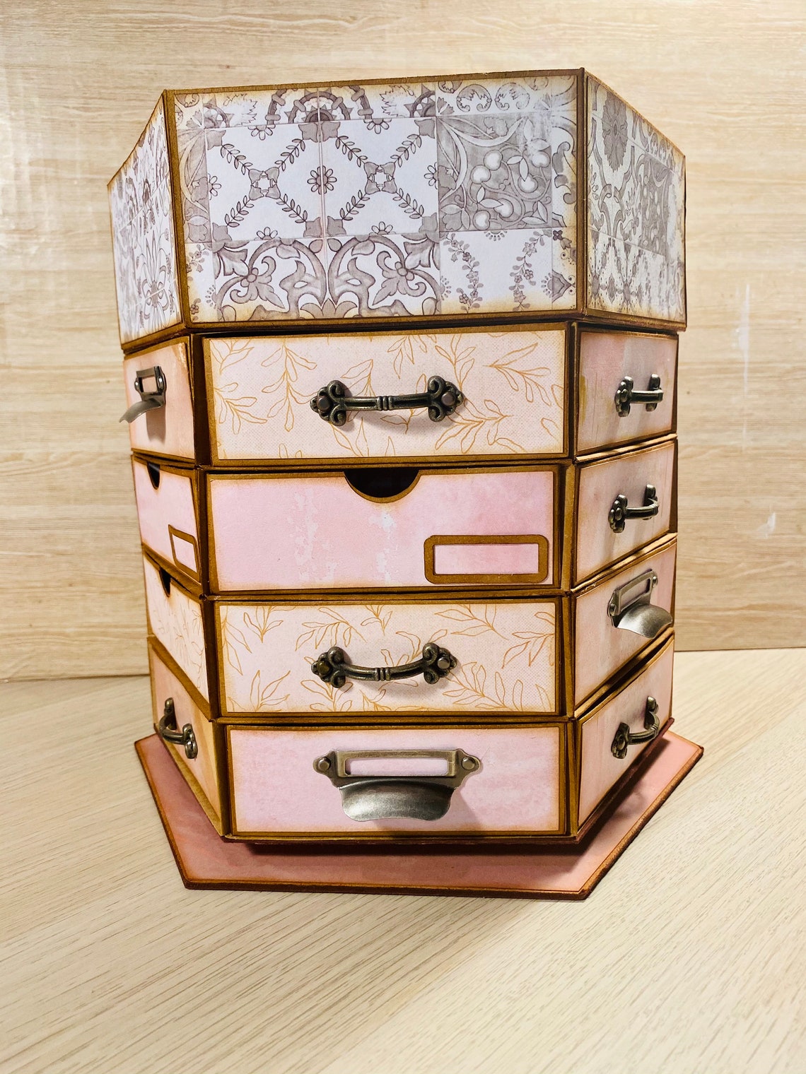 SVG Hexagonal Drawers Cut Files for Electronic Cutting - Etsy