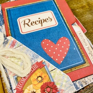 Expandable Recipe Folder - SVG Files, PDF Instructions, Video Tutorials ...