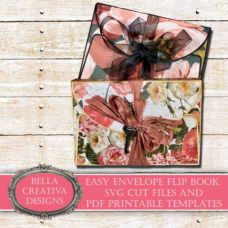 Card Flip Book Svg - Etsy