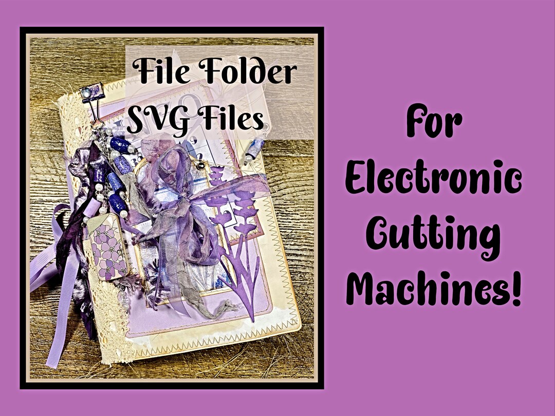 SVG File Folder SVG Cut Files for Electronic Cutting Machines Video ...