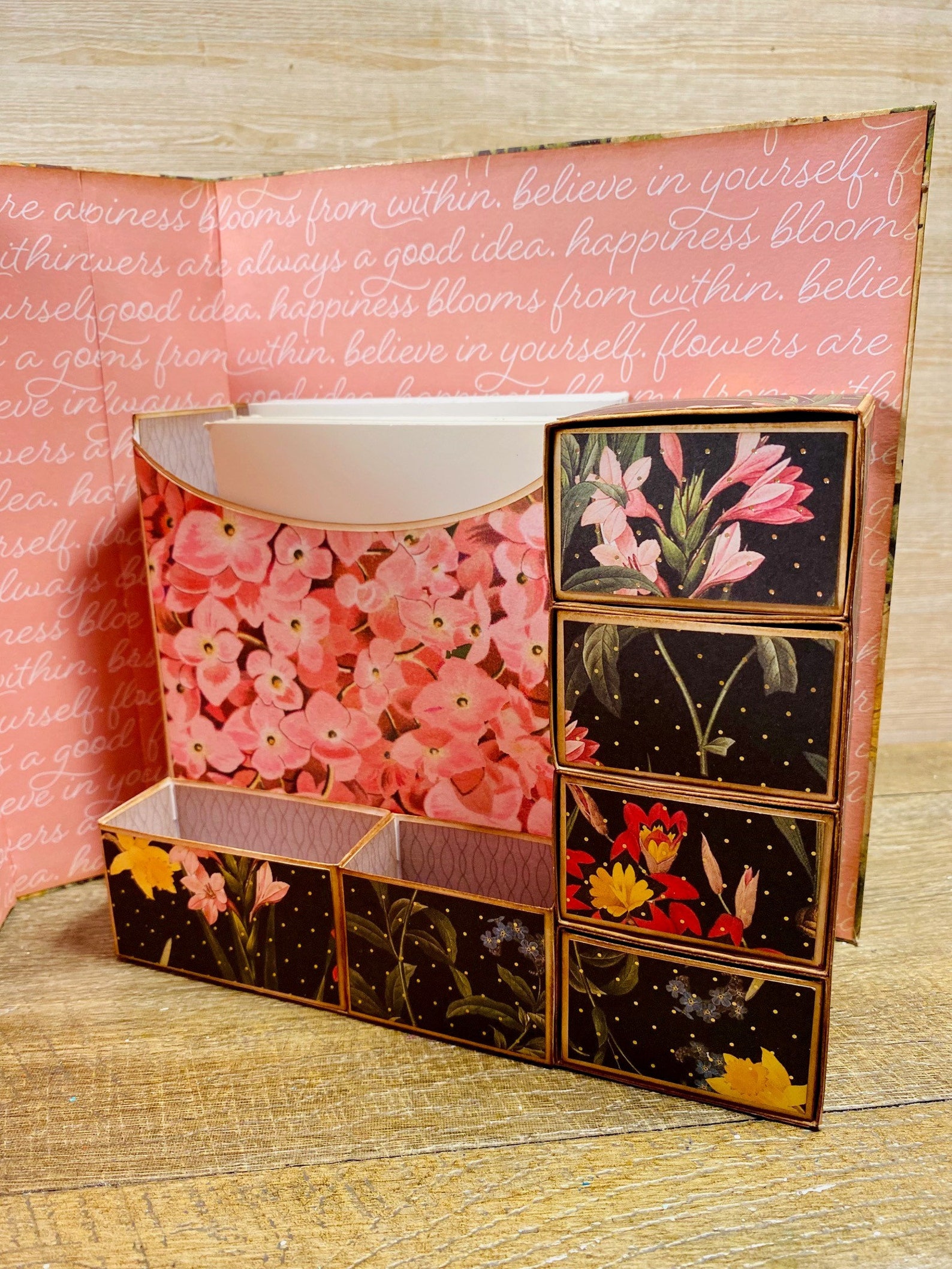 Stationery Box - SVG Files and Printable Templates - Video Tutorials - Etsy