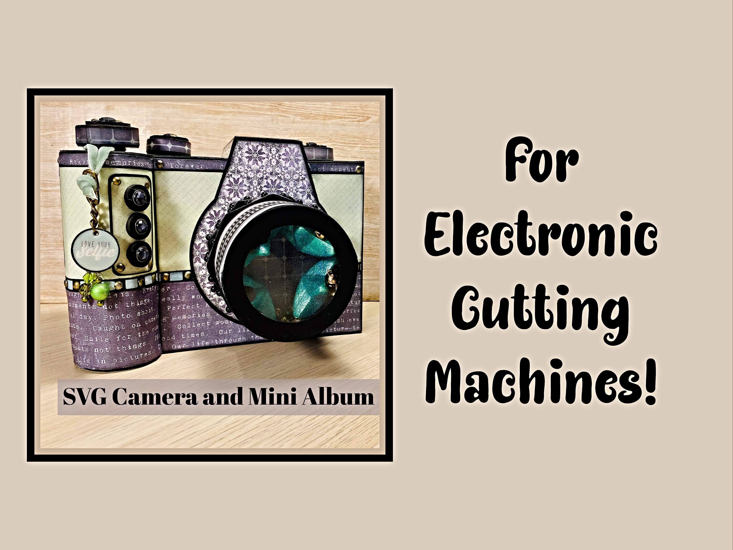 Camera & Mini Album SVG File Cut Files for Electronic - Etsy