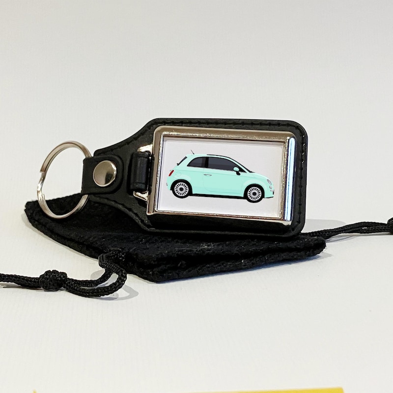 Fiat 500 Key Rings - Etsy