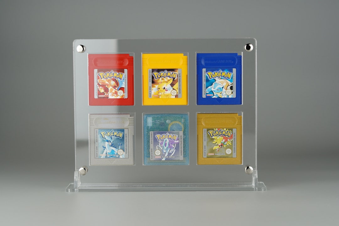 Acrylic Display Stand for 6 Nintendo Gameboy Classic and Color Modules ...