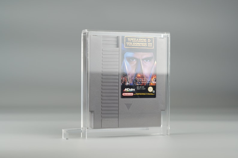 Acrylic Display Case Box for Nintendo NES Game Module Cartridge With Uv ...