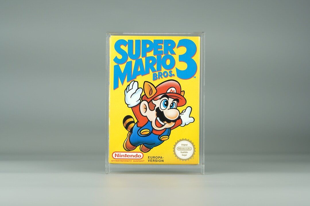 Acrylic Display Case Box for Nintendo NES Game Box With Uv-protection ...