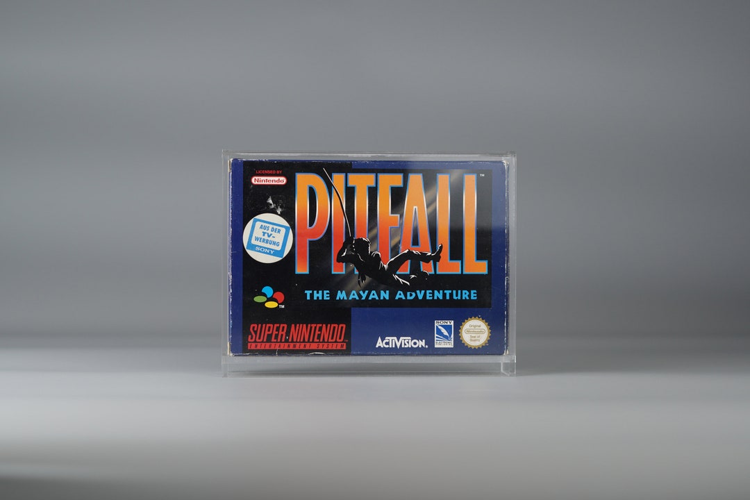 Acrylic Display Case Box for Super Nintendo SNES Game Box With Uv ...