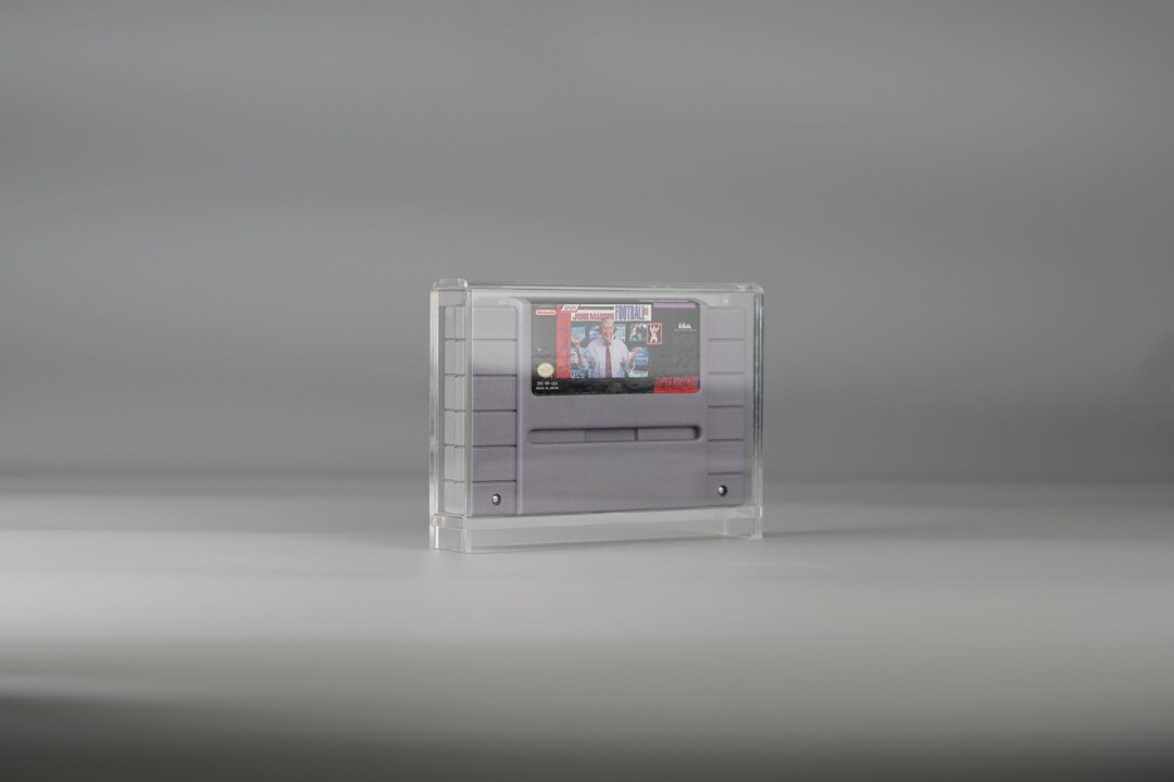 Acrylic Display Case Box for Super Nintendo Snes US NTSC Game Module ...