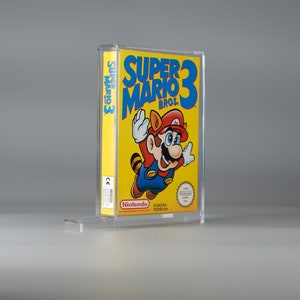 Acrylic Display Case Box for Nintendo NES Game Box With Uv-protection ...