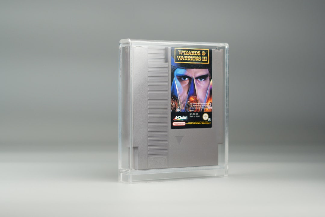 Acrylic Display Case Box for Nintendo NES Game Module Cartridge With Uv ...