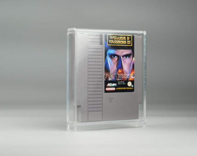 Acrylic Display Case Box for Nintendo NES Game Module Cartridge With Uv ...