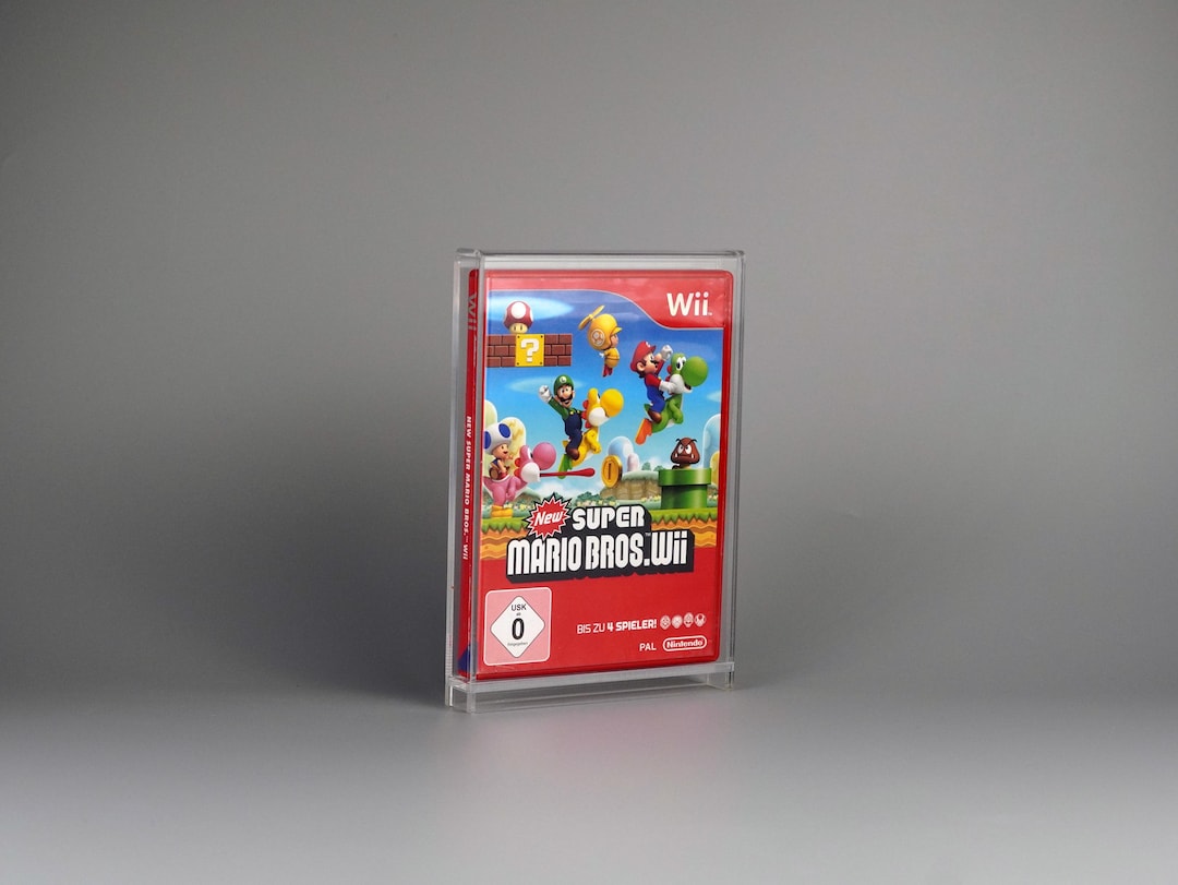 Acrylic Display Case Box for Nintendo Wii Game Box With Uv-protection ...