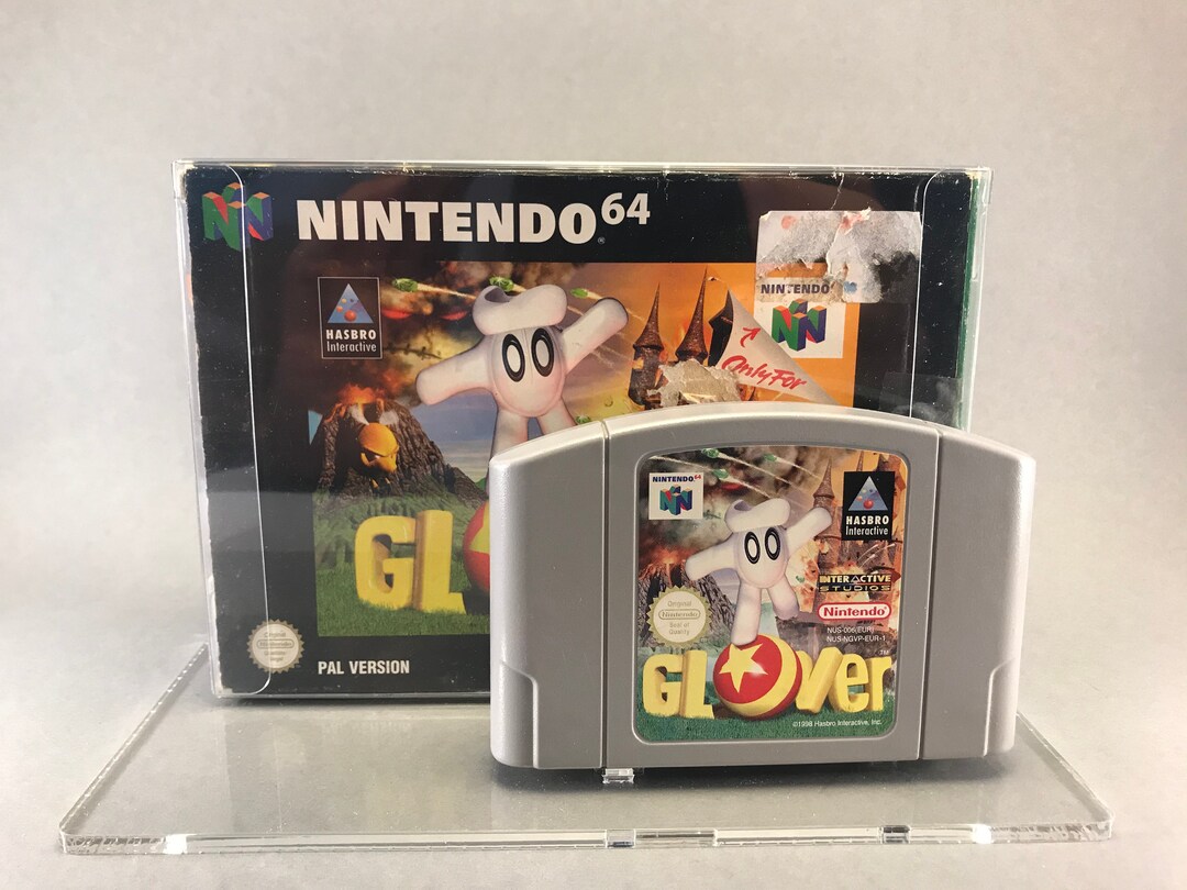 Acrylic Display Stand for Nintendo N64 Game Box and Cartridge - Etsy
