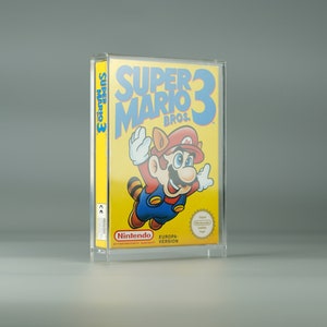 Acrylic Display Case Box for Nintendo NES Game Box With Uv-protection ...