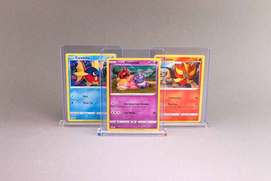 Trading Card Display Stand 3-pack for Pokémon, Yu-gi-oh! - Etsy