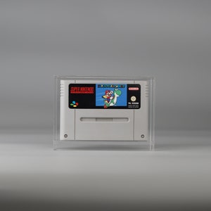 Acrylic Display Case Box for Super Nintendo SNES Game Module Cartridge ...