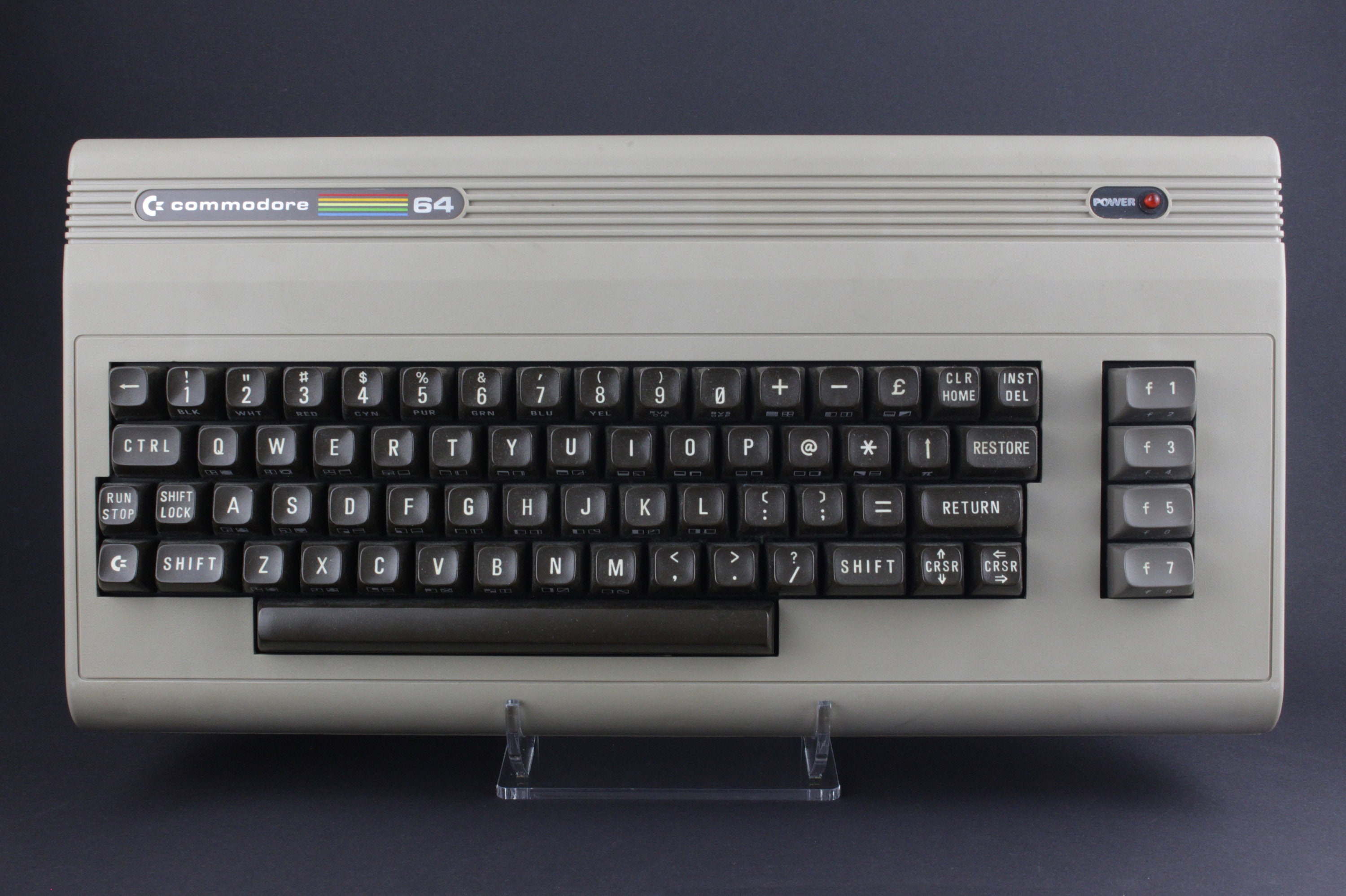 Acrylic Display Stand for Commodore 64 C64 
